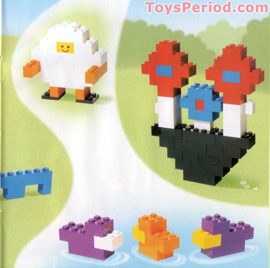 LEGO 7825 Creator Bucket Instructions and Parts List