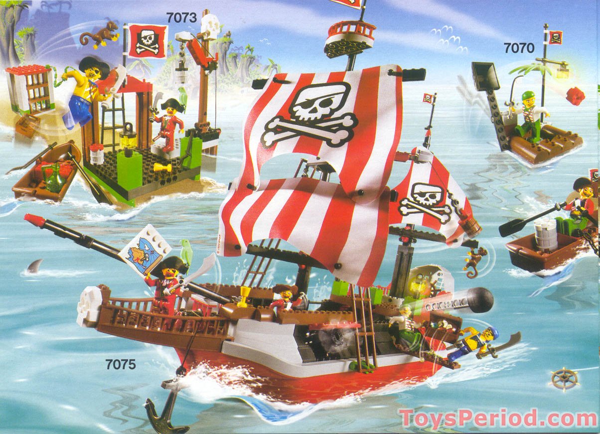 LEGO 7074 Skull Island Instructions and Parts List