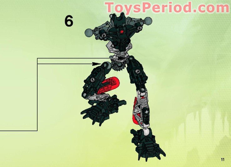LEGO 8690 Toa Onua Instructions and Parts List