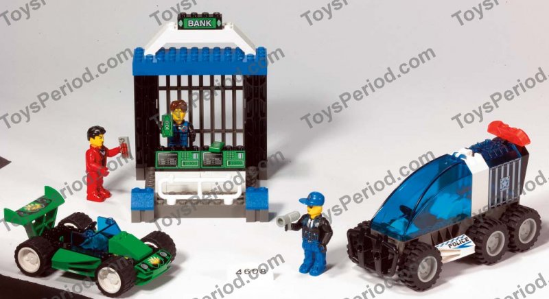 LEGO 4608 Bank Breakout Instructions and Parts List
