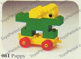 LEGO 061-2 Puppy Set Parts List