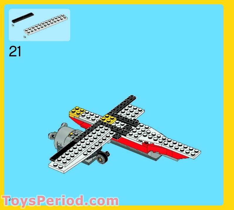LEGO 7292 Propeller Adventures Instructions and Parts List