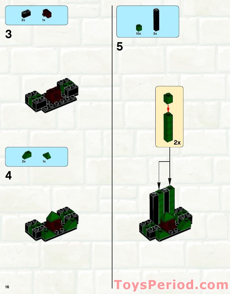 LEGO 10223 Kingdoms Joust Instructions and Parts List