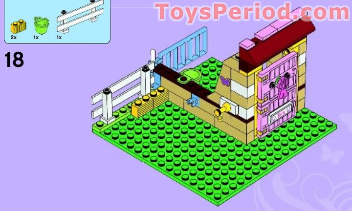 LEGO 3189 Heartlake Stables Instructions and Parts List