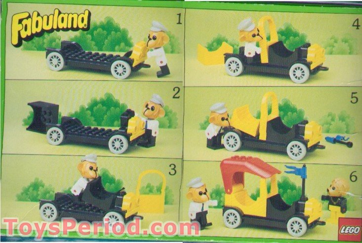 LEGO 3644 Mayor's Car Instructions and Parts List