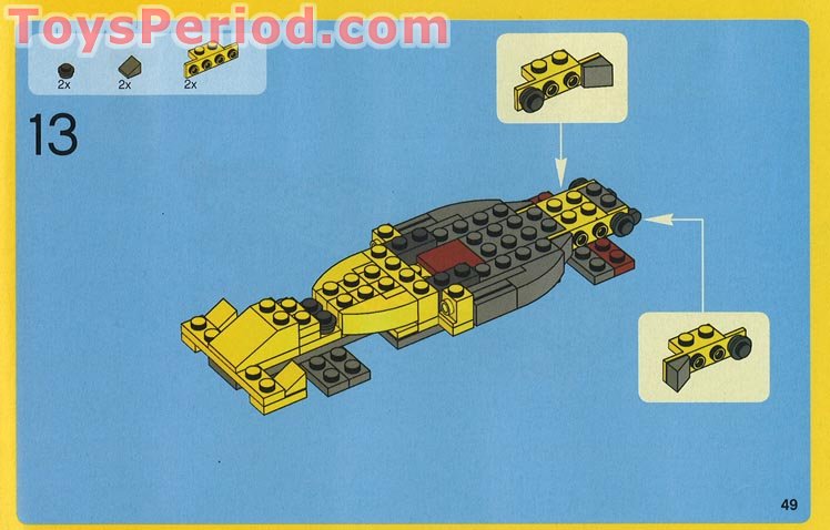 LEGO 4939 Cool Cars Instructions and Parts List