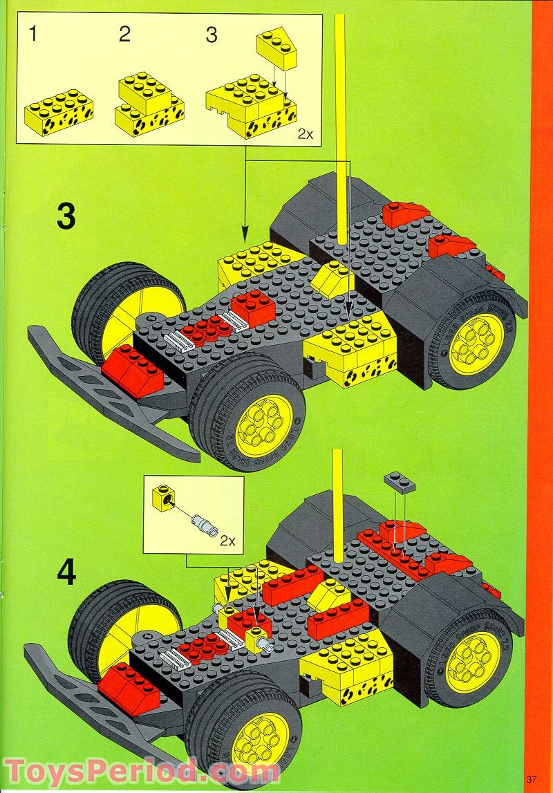 LEGO 5600 Radio Control Racer Instructions and Parts List