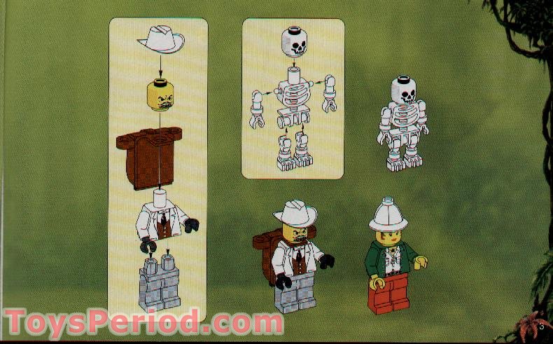 LEGO 5936 Spider's Secret Instructions and Parts List