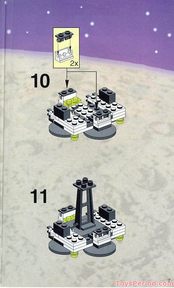 LEGO 6899 Nebula Outpost Instructions and Parts List