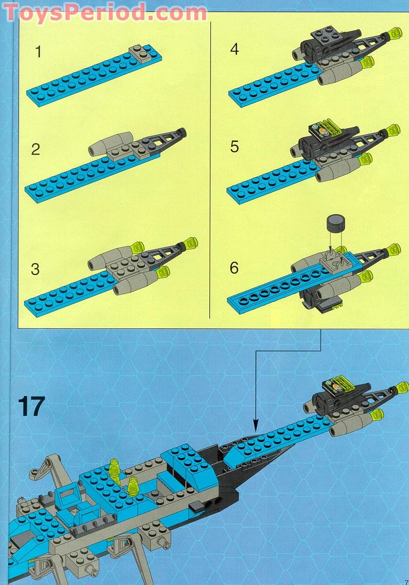LEGO 6919 Planetary Prowler Instructions and Parts List