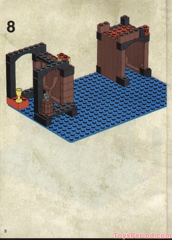 LEGO 6249 Pirates Ambush Instructions and Parts List