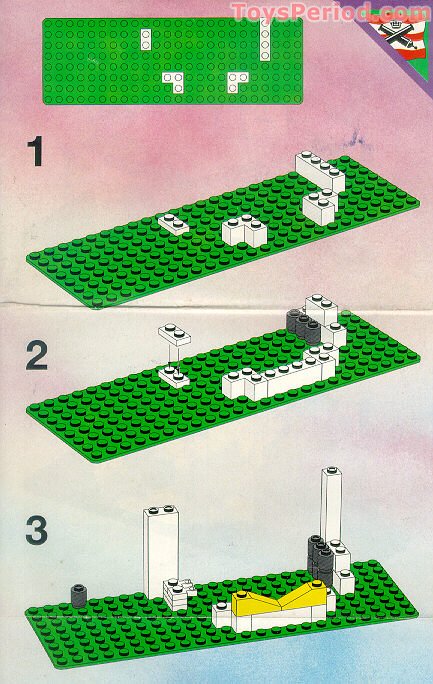 LEGO 6266 Cannon Cove Instructions and Parts List
