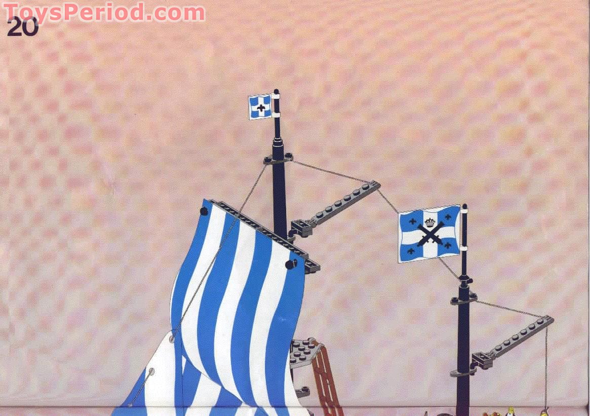 LEGO 6274 Caribbean Clipper Instructions and Parts List