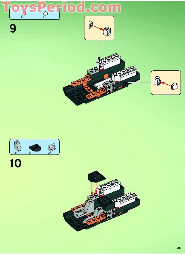 LEGO 7649 MT-201 Ultra-Drill Walker Instructions and Parts List