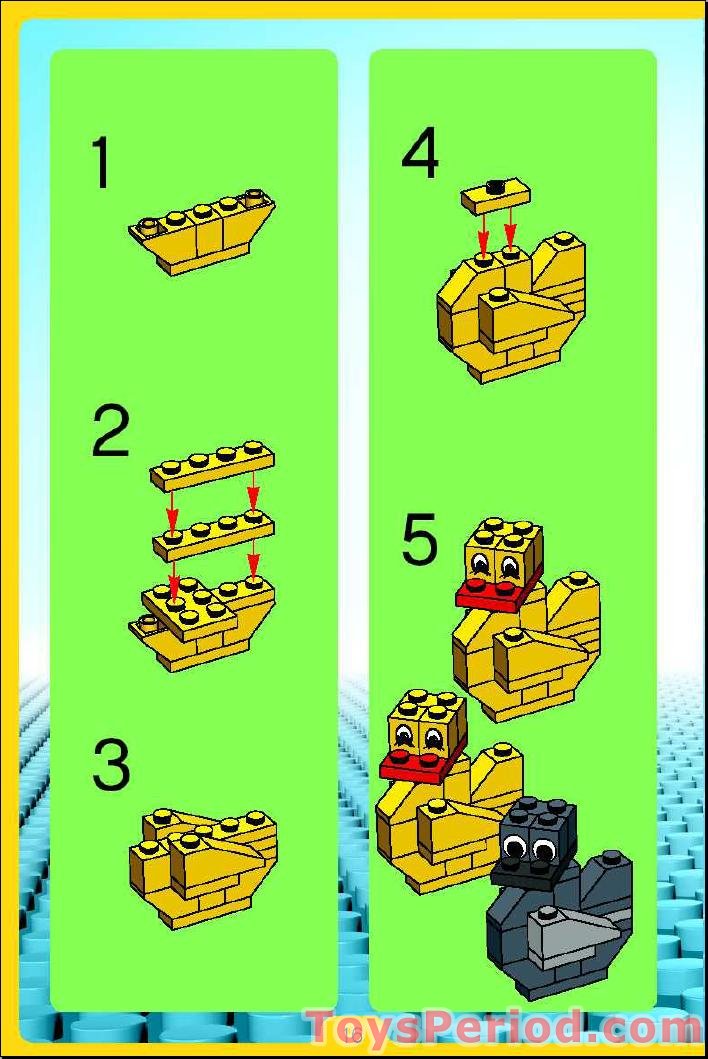 LEGO 7870 Hans Christian Andersen Bucket Instructions and Parts List