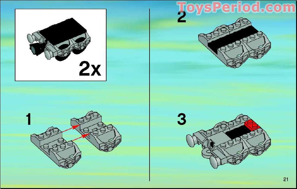 LEGO 7897 Passenger Train Instructions and Parts List