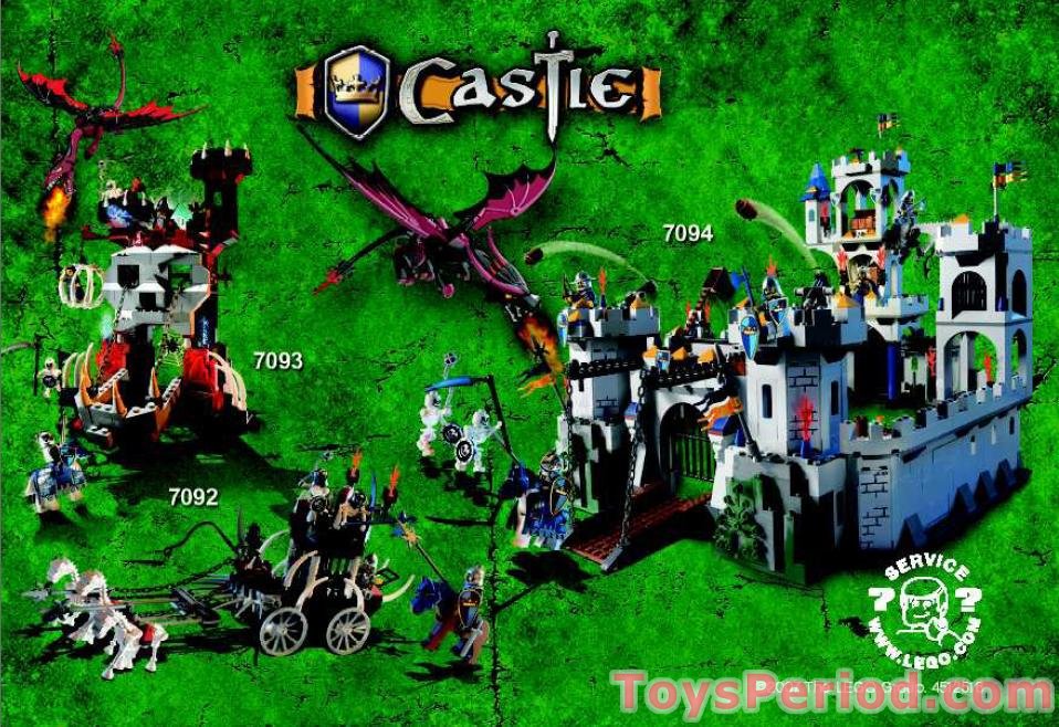 LEGO 7009 The Final Joust Instructions and Parts List