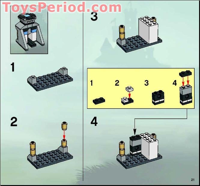 LEGO 8779 The Grand Tournament Instructions and Parts List