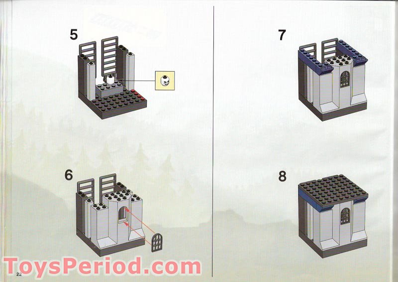 LEGO 8781 Castle of Morcia Instructions and Parts List
