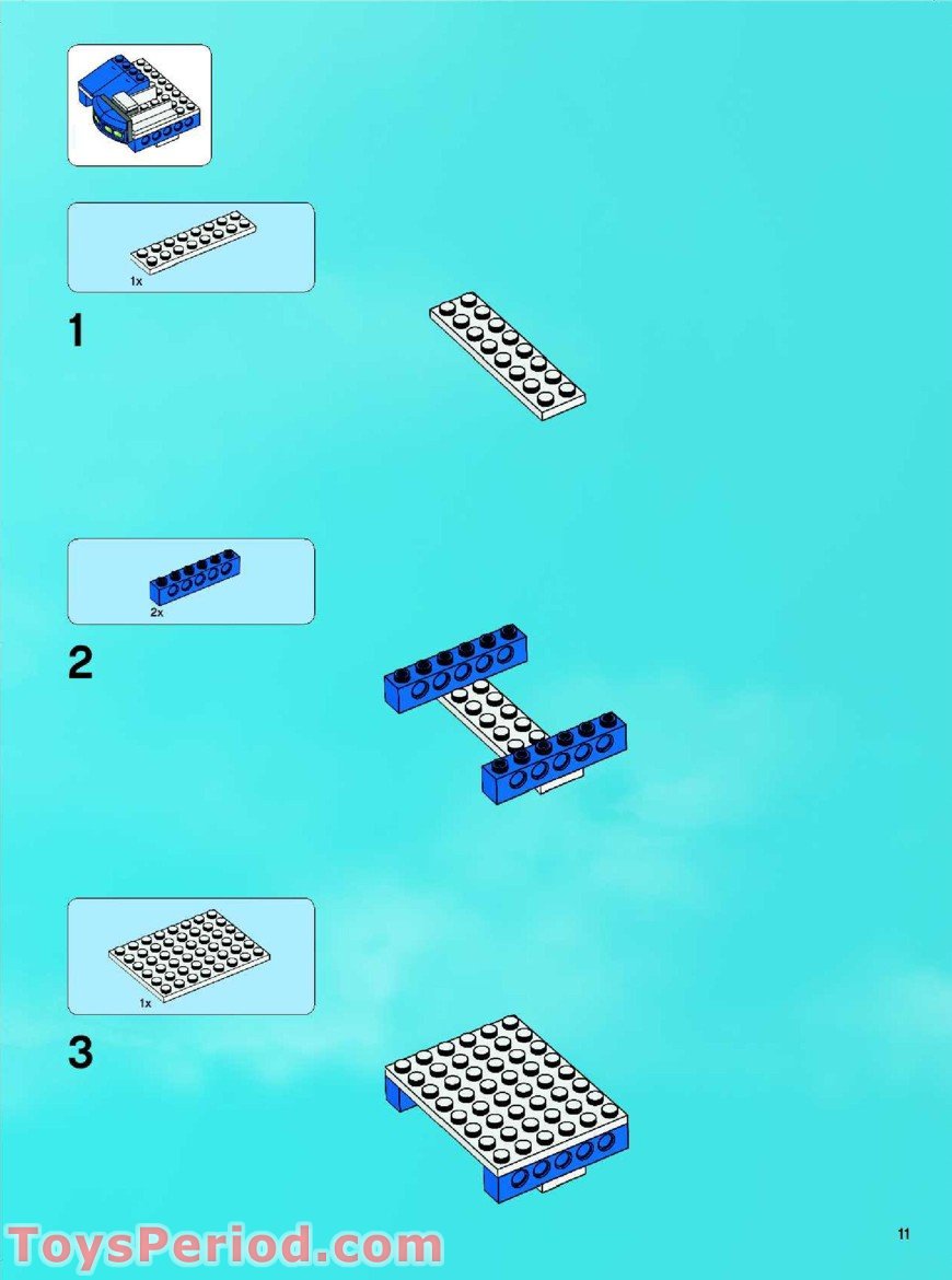 LEGO 8118 Hybrid Rescue Tank Instructions and Parts List