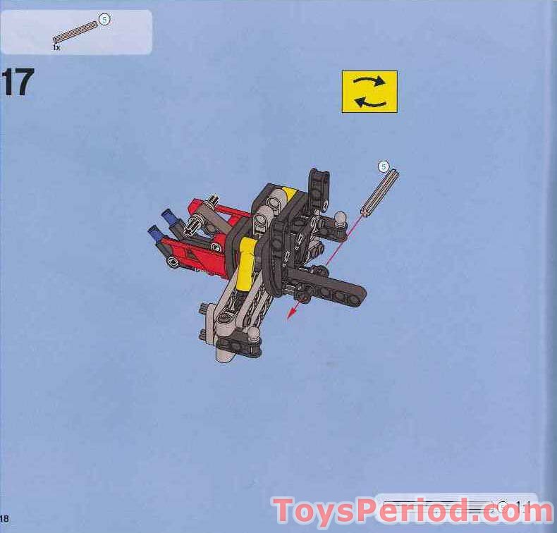 LEGO 8272 Snowmobile Instructions and Parts List