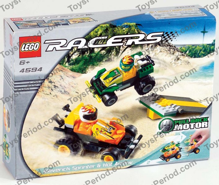 LEGO 4594 Maverick Sprinter and Hot Arrow Instructions and Parts List