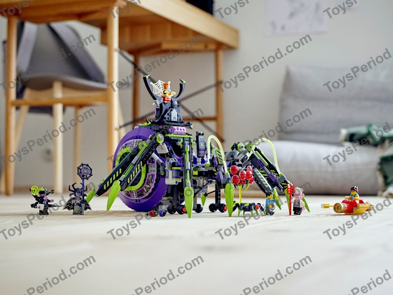 LEGO 80022 Spider Queen’s Arachnoid Base Set Parts List