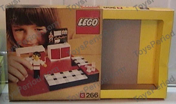 LEGO 266-1 Child's Bedroom Instructions and Parts List