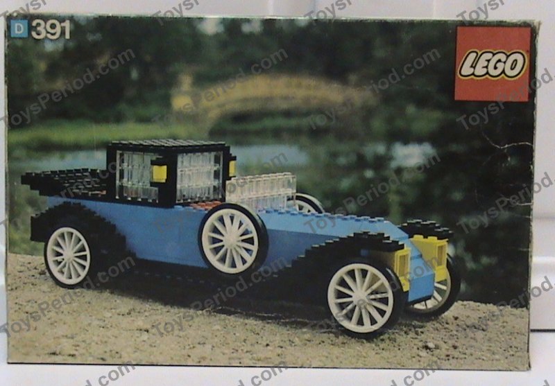LEGO 391-1 1926 Renault Instructions and Parts List