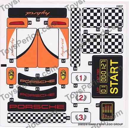 LEGO Sets with Part 75912stk02 Sticker Sheet for Set 75912 Sheet 2 ...