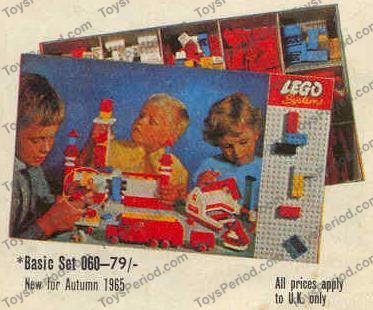 LEGO 060-2 Basic Building Set in Cardboard from 1965 | LEGO Reference