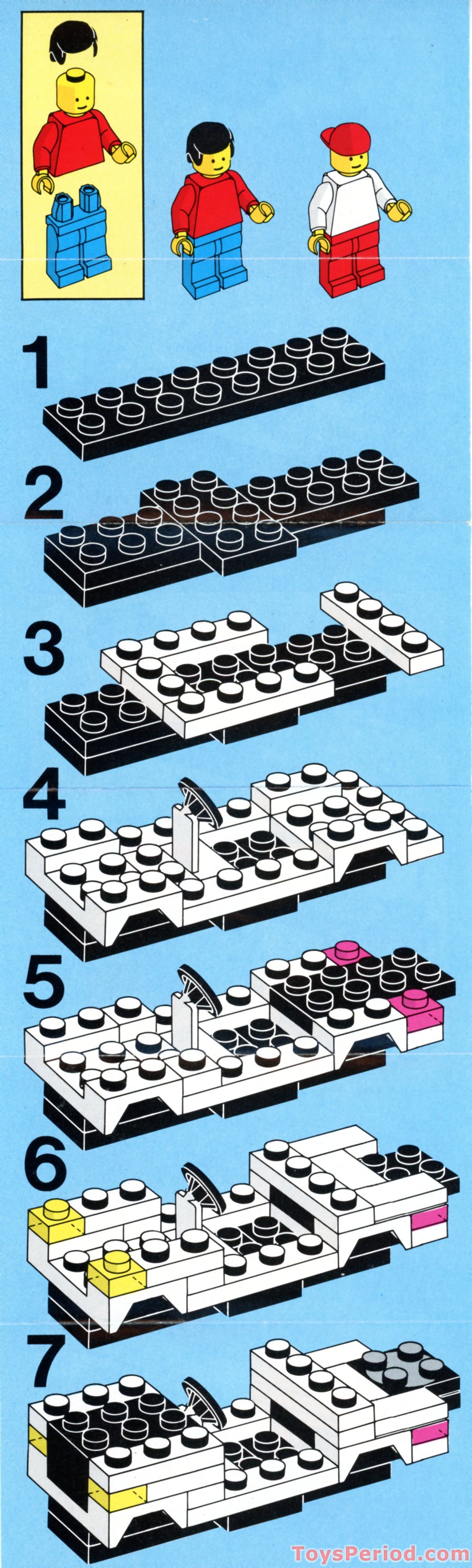 LEGO 6659 TV Camera Crew Instructions and Parts List