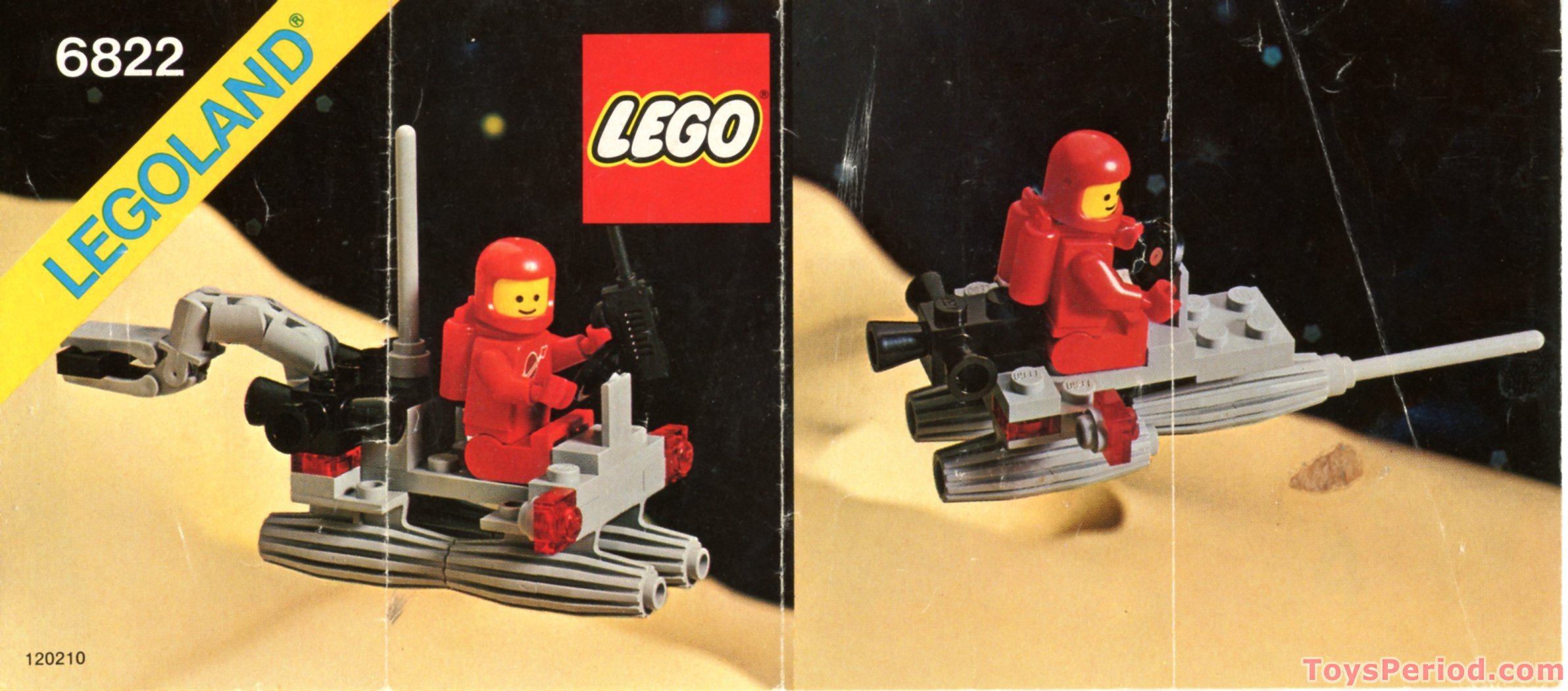 LEGO 6822 Space Digger Instructions and Parts List