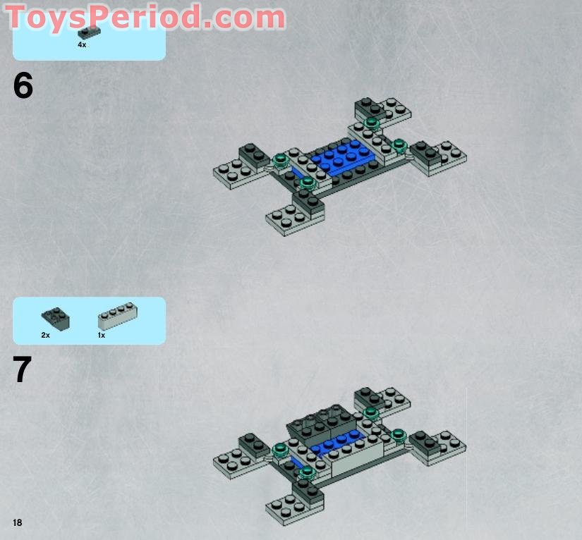 LEGO 7869 Battle for Geonosis Instructions and Parts List