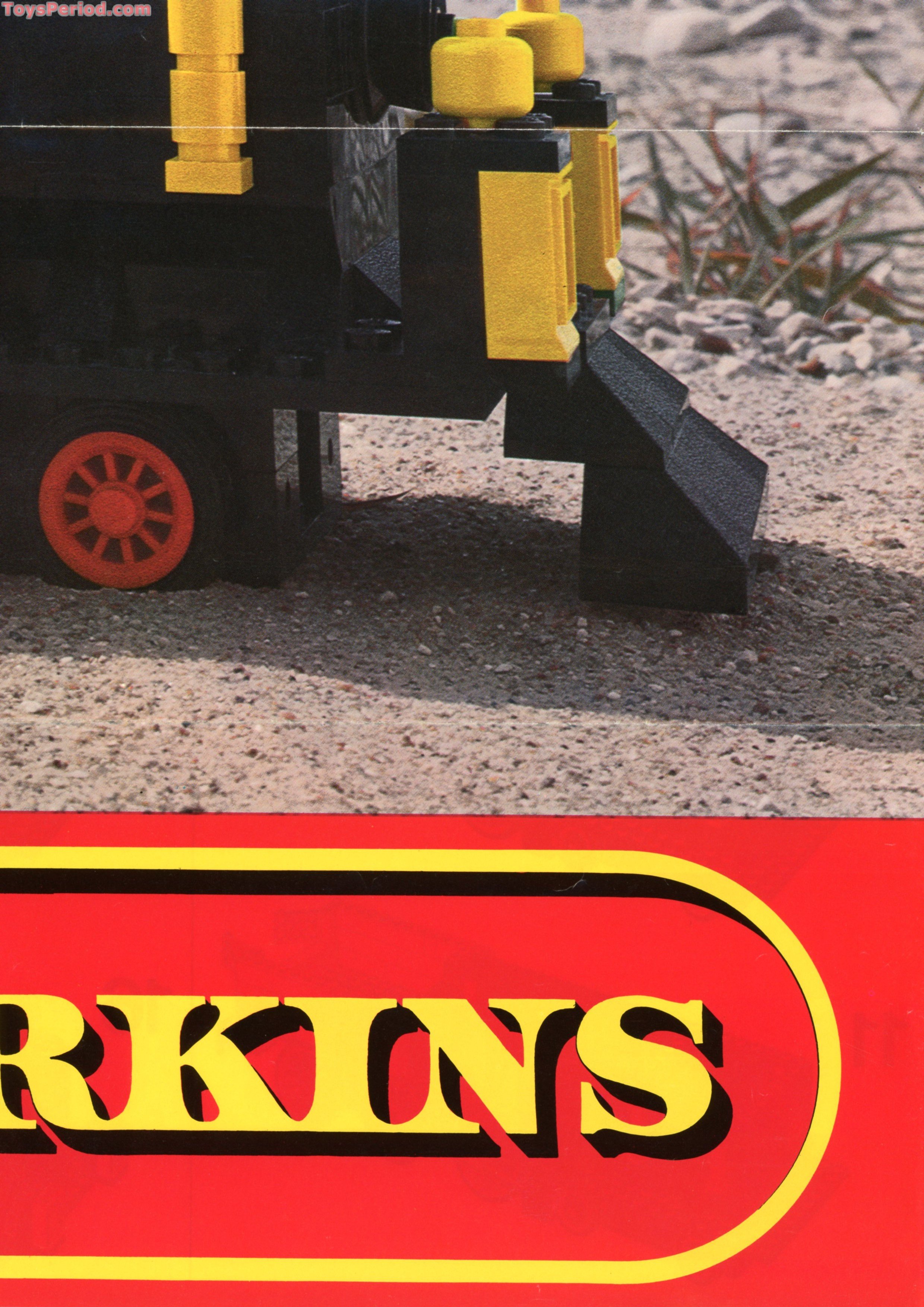 LEGO 396-1 Thatcher Perkins Locomotive Instructions and Parts List