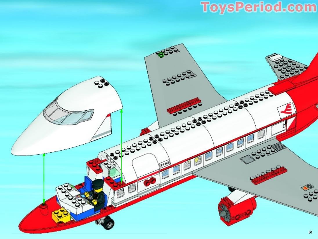 LEGO 3182 Airport Instructions and Parts List