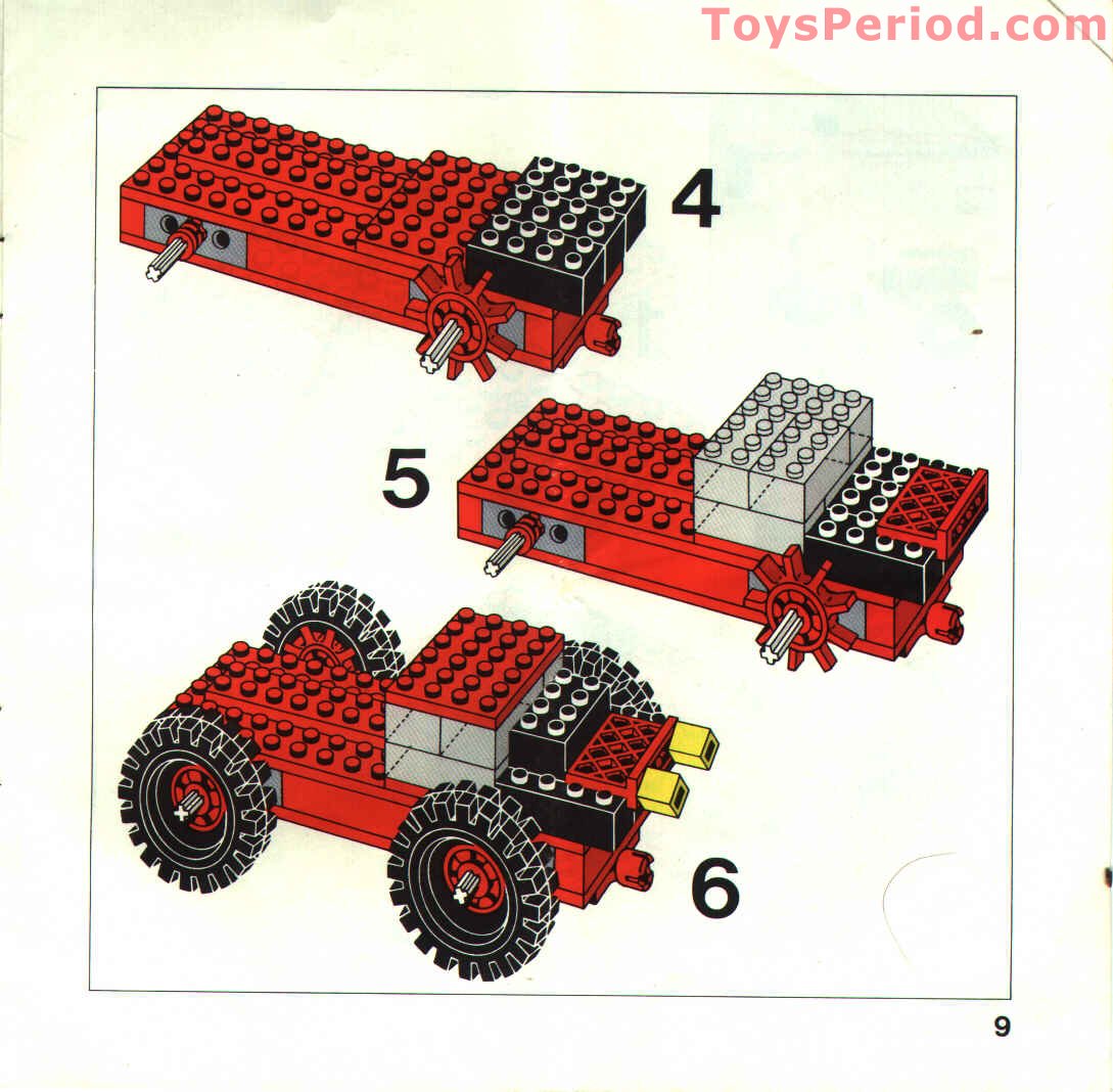 LEGO 810-3 Gear Truck Set Instructions and Parts List