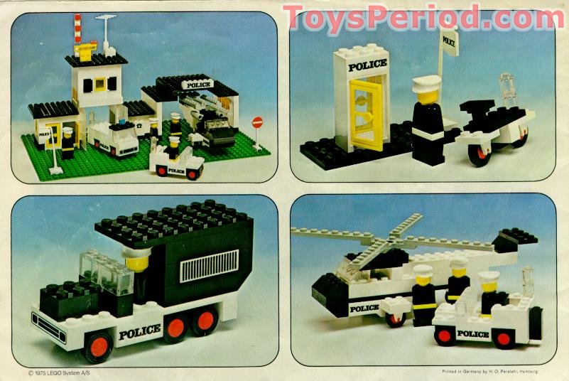 LEGO 370 Police Headquarters Instructions and Parts List