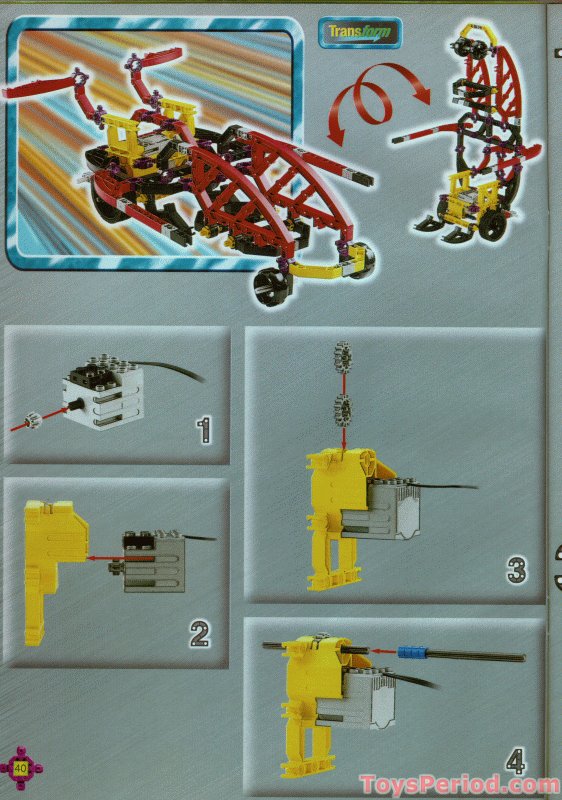 LEGO 3582 Ant Instructions and Parts List