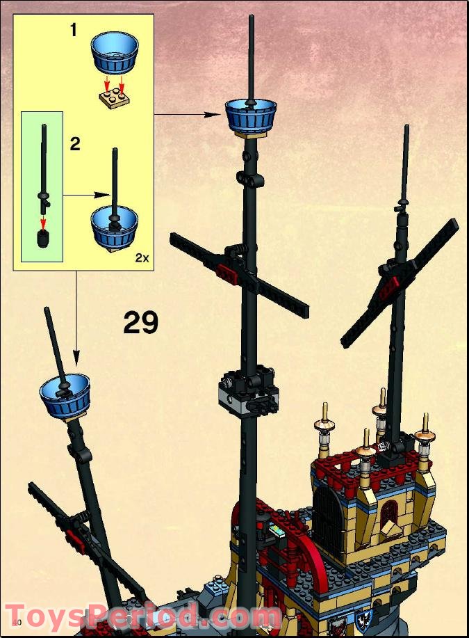 LEGO 4768-1 The Durmstrang Ship Instructions and Parts List