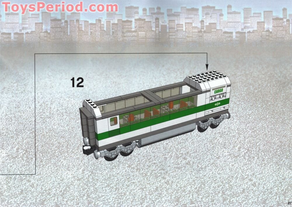 LEGO 4511 High Speed Train Instructions and Parts List