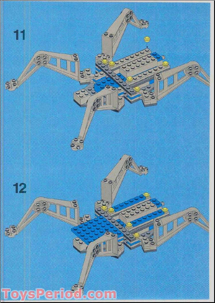 LEGO 6977 Arachnoid Star Base Instructions and Parts List