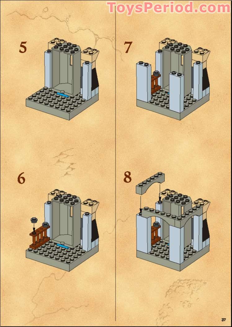 LEGO 6098 King Leo's Castle Instructions and Parts List