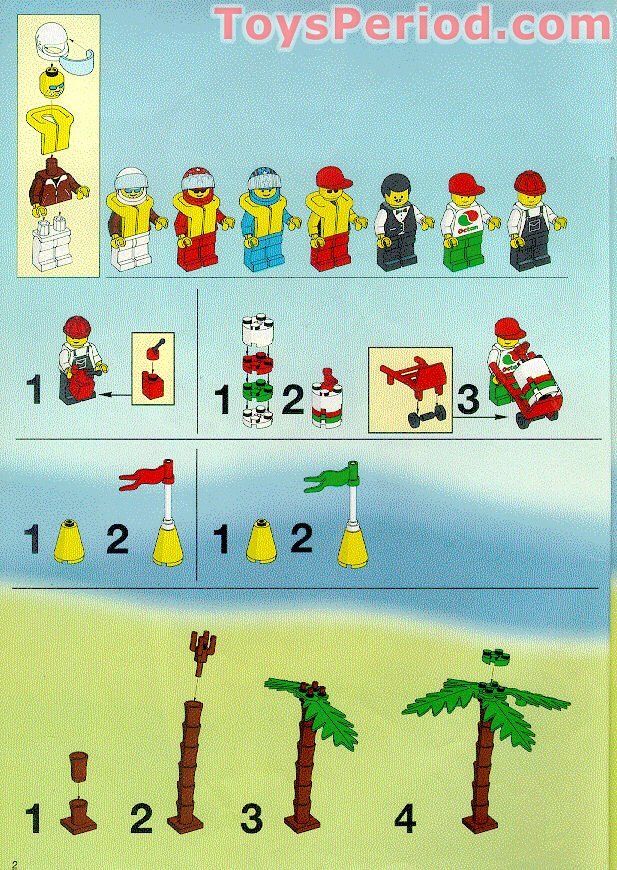 LEGO 6543 Sail 'n' Fly Marina Instructions and Parts List