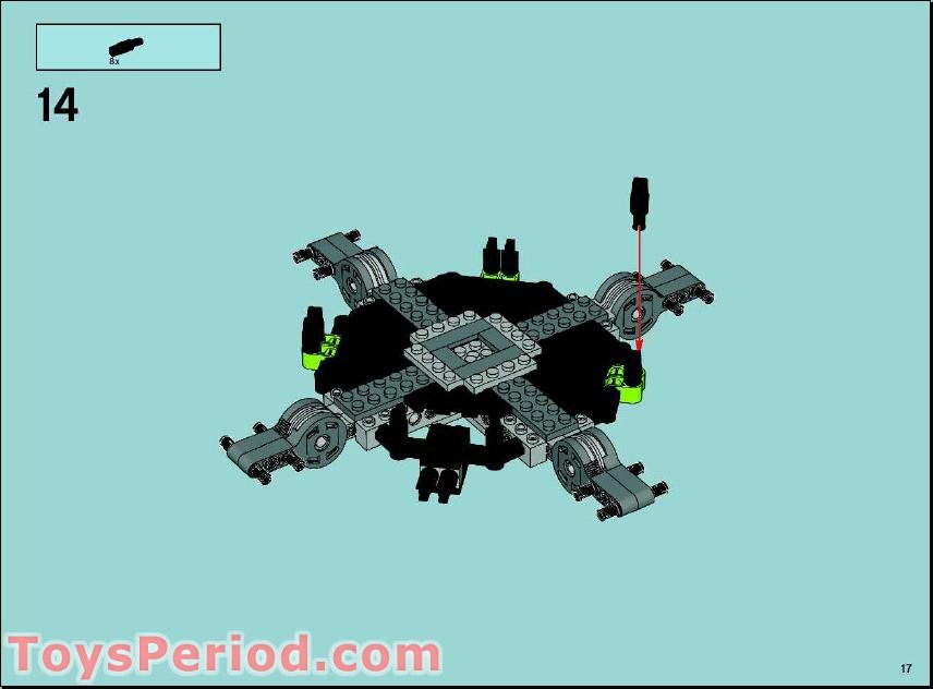 LEGO 7707 Striking Venom Instructions and Parts List