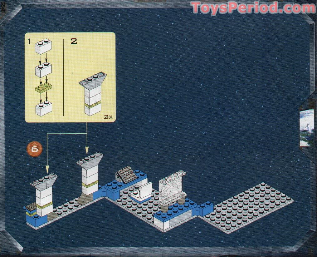 LEGO 7180 B-Wing at Rebel Control Center Instructions and Parts List