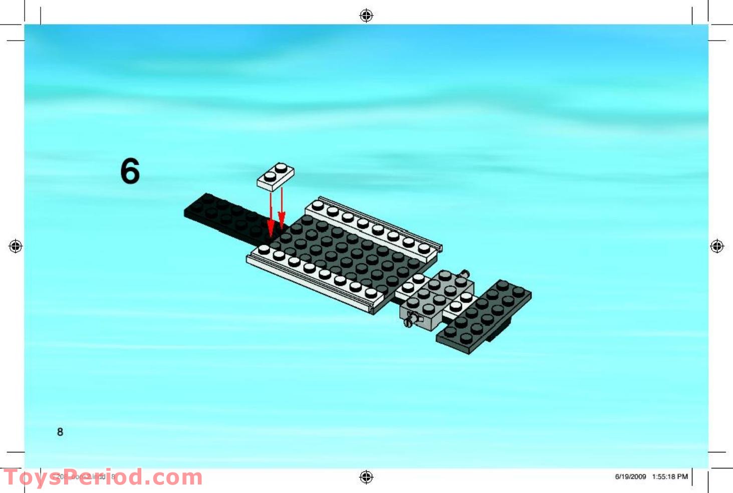 LEGO 7208 Fire Station Instructions and Parts List