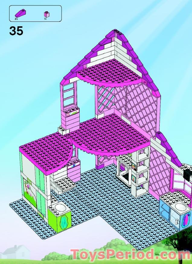 LEGO 7586 Sunshine Home Instructions and Parts List