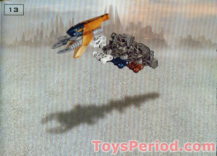 LEGO 8617-1 Vahki Zadakh Instructions and Parts List