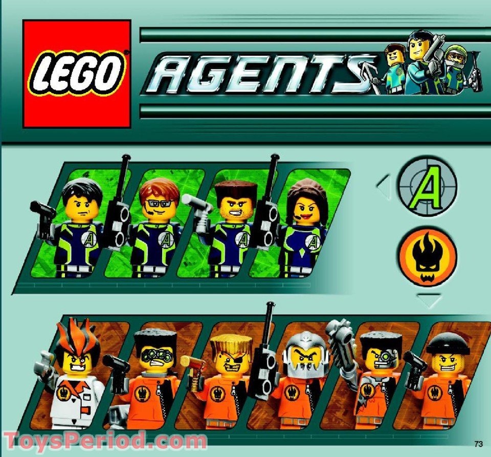 LEGO 8632 Mission 2: Swamp Raid Instructions and Parts List